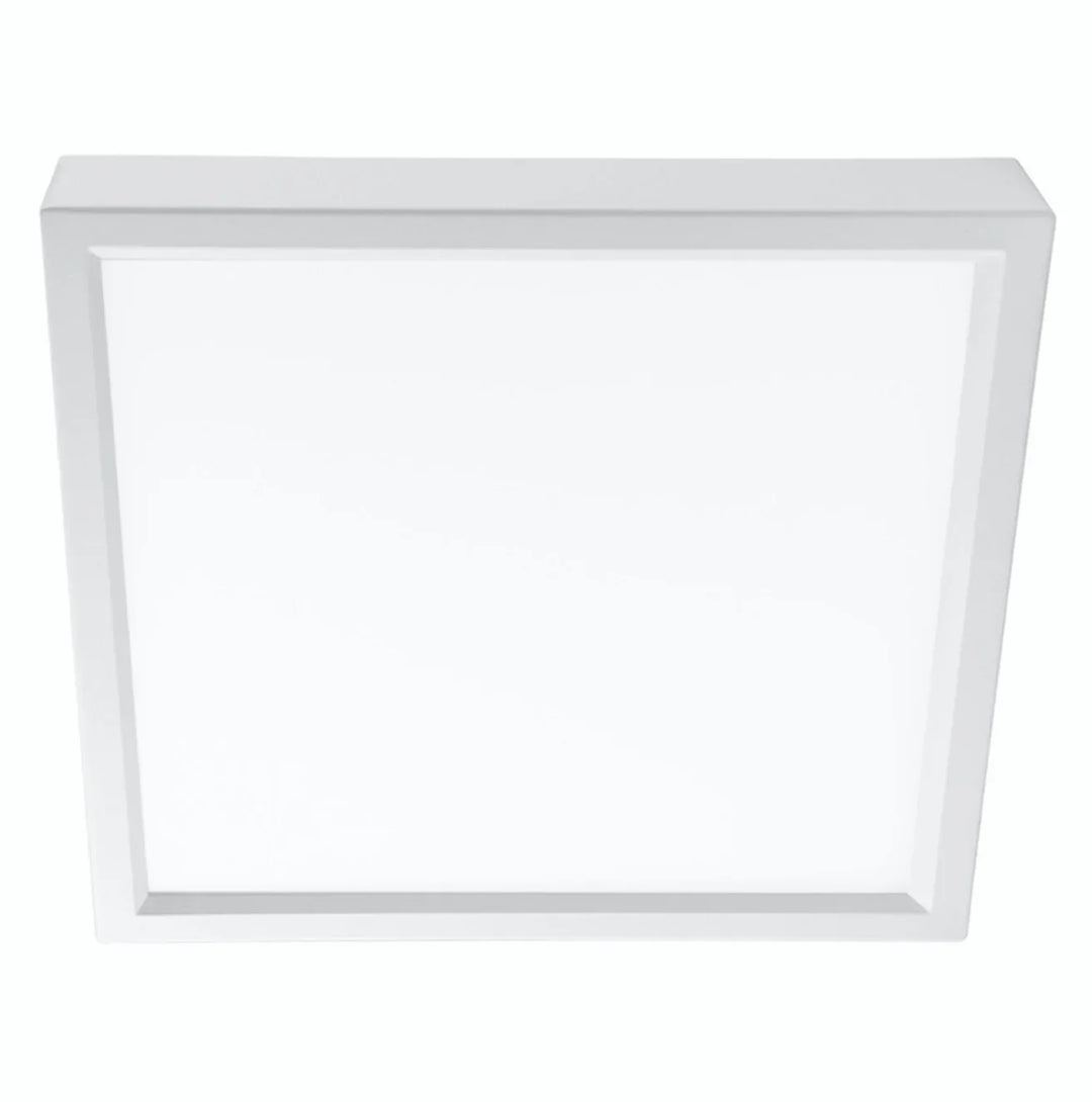 12" SlimLine Surface Mount Square 5CCT Selectable, 22W - White ...