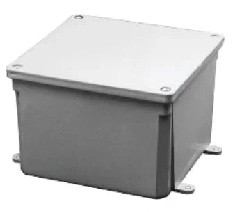 6X6X4 PVC Junction Box, Grey - Must purchase carton quantities 12 pcs ...